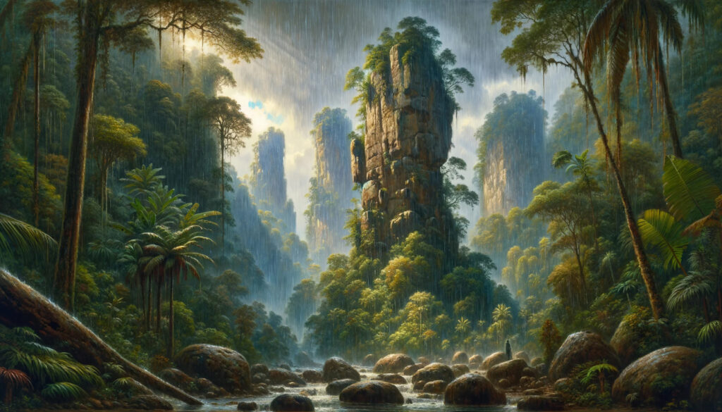 Prehistoric Rock Structures - Art | Illustration | Digital Painting